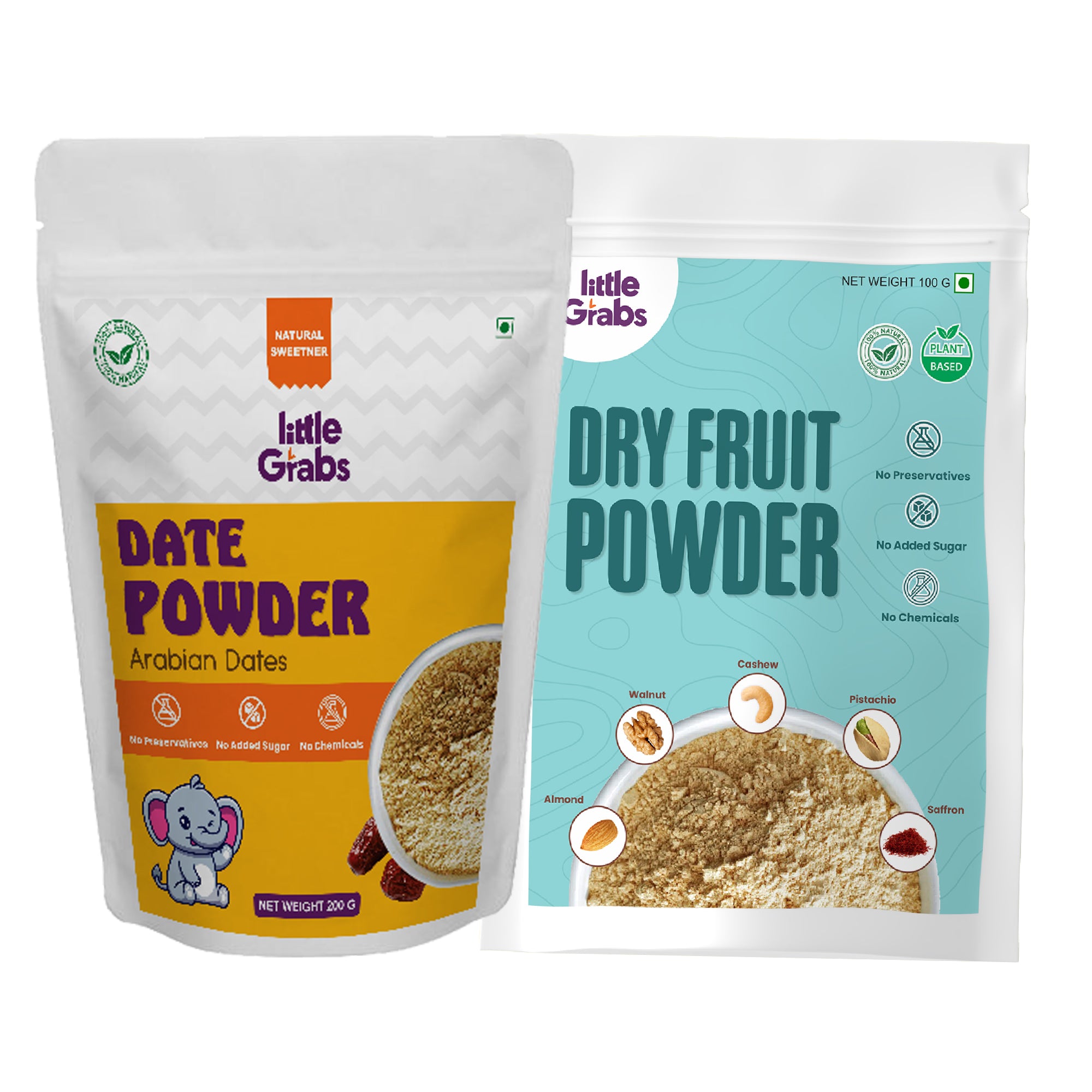 Dry Fruit Powder + Date Powder – LITTLE GRABS